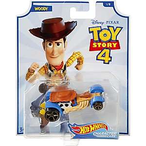 Hot Wheels Character Cars Toy Story 4 Woody