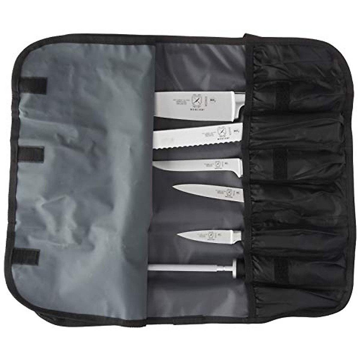 Mercer Culinary Genesis 7-Piece Forged Knife Roll Set