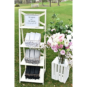 Sparkling Metallic Evening Shawl Wrap Scarf for Wedding Prom Party Dress 80" x 27" (Silver)