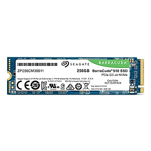 Seagate Barracuda 510 256GB SSD Internal Solid State Drive - PCIe Nvme 3D TLC NAND for Gaming PC Gaming Laptop Desktop (ZP256CM30041)