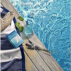 Nautica Oceans Pacific Coast Eau de Toilette 1.6 fl oz (Pack of 1), Notes of Apple, Cyclamen, and Amberwood, Men's Fragrance, Long Lasting, Everyday Fragrance, Travel Size