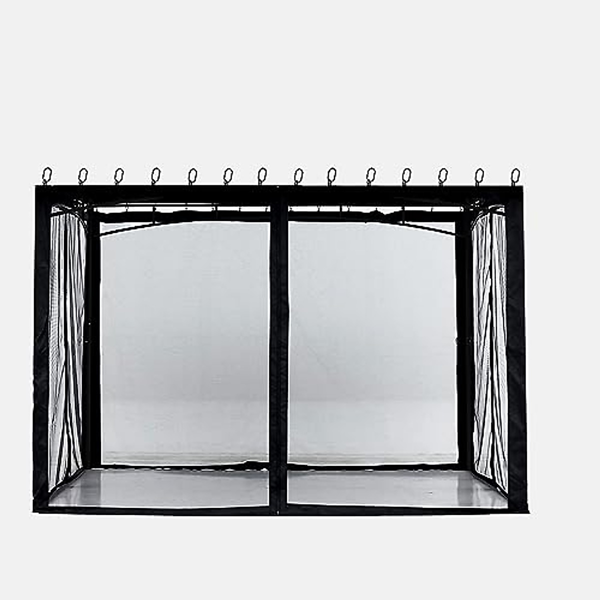Mosquito Net for 10x10 Canopy Tent,Replacement Mosquito Netting for Gazebo Netting Screen Mosquito Screen Canopy for Camping for Patio Tent 10x10' (Mosquito Netting Only, Black 2)