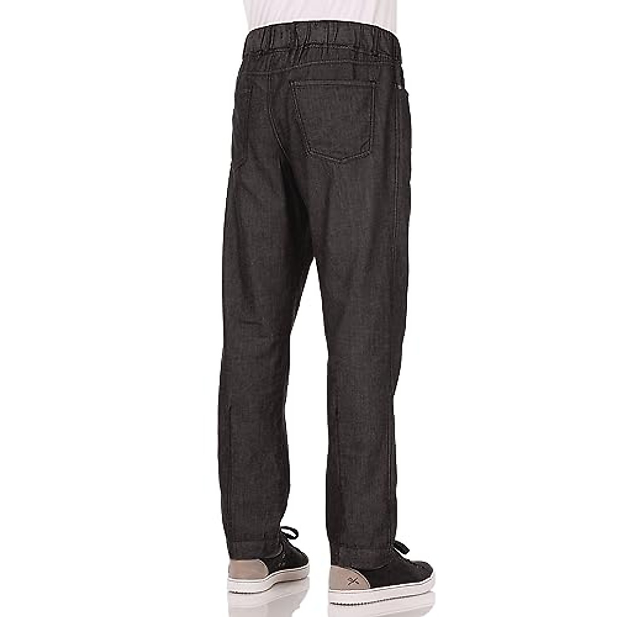Chef Works Men's Gramercy Chef Pants, Black, Small