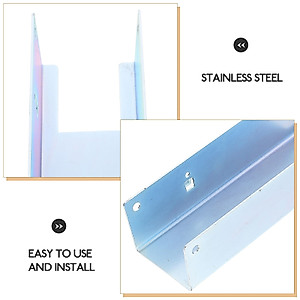 Anneome Power Tool Organizer Garage Organization Cordless Drill Hanger Drill Organizer Wall Mount Tool Holder Wall Mount Tool Holders for Wall Drill Wall Storage Silver Stainless Steel