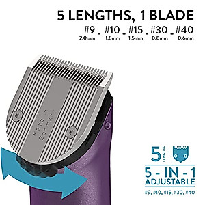 WAHL Professional Animal Purple ARCO SE Cordless Pet Clipper Kit