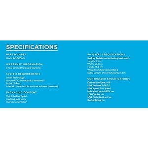 Logitech G USB PRO Flight Rudder Pedals