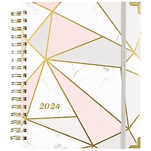 2024 Planner - Weekly & Monthly Planner 2024 with Tabs and Thick Paper, Jan 2024 - Dec 2024, Back Pocket with 15 Notes Pages + Gift Box - 8" x 10"