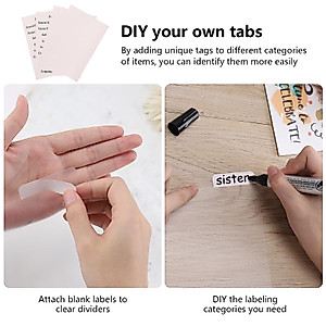 Wanapure Removable Dividers Greeting Card Organizer, Collapsible Greeting Card Storage Box, Card Organizer Box With Dividers, Greeting Card Holder With Lids