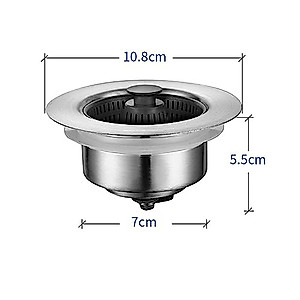 3-in-1 Stainless Steel Sink Aid,And no more stinky kitchen (1PC)