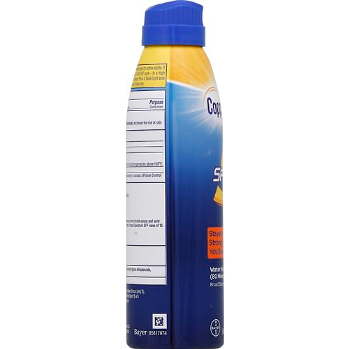 Coppertone SPORT Sunscreen Spray SPF 30, Water Resistant Sunscreen, Broad Spectrum Spray Sunscreen SPF 30, 5.5 Oz Spray