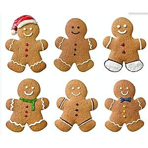 Gingerbread Man Cookie Cutter Set (Gingerbread Man 3 Piece), Premium Food-Grade Stainless Steel, Dishwasher Safe