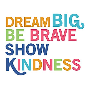 WallPops DWPQ2009 Dream Big Quote Decals Wall Art Kit, Multicolor