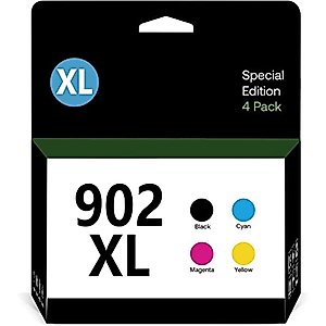 902XL Compatible Ink Cartridge Replacement for 902 Ink Cartridges Compatible for OfficeJet 6978 Printers