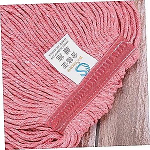 KALLORY 1pc Replacement Mop Pads Industrial Mop Thin Headband Sponge Mops Floor Mops Microfiber Spray Mop Practical Mop Cloth Mop Cloth Replacement Cleaning Mop Cloth Mop Head Red Supplies