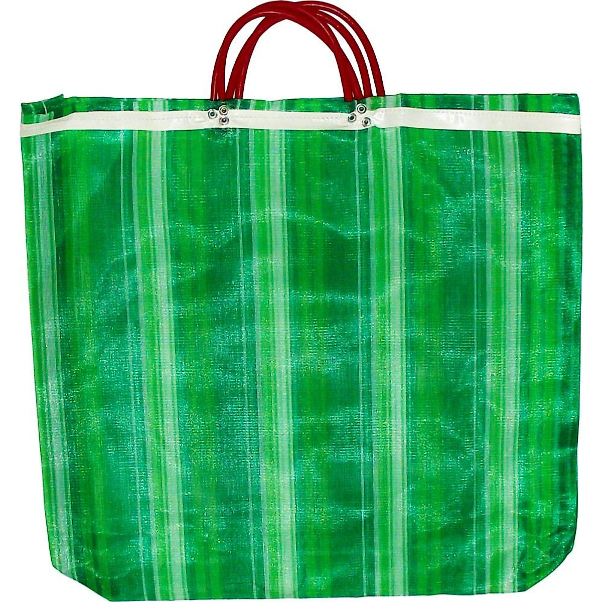 3 Large Mercado Bags, High Thread Mesh 20 x 22 Inches Market Reusable Grocery Bag