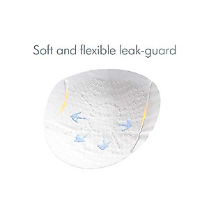 Medela Safe & Dry Ultra Thin Disposable Nursing Pads, 30 Count Breast Pads for Breastfeeding, Leakproof Design, Slender and Contoured for Optimal Fit and Discretion