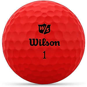 WILSON Staff Duo Optix Golf Ball - Red