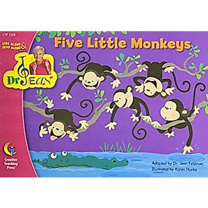 Five Little Monkeys, Sing Along & Read Along with Dr. Jean
