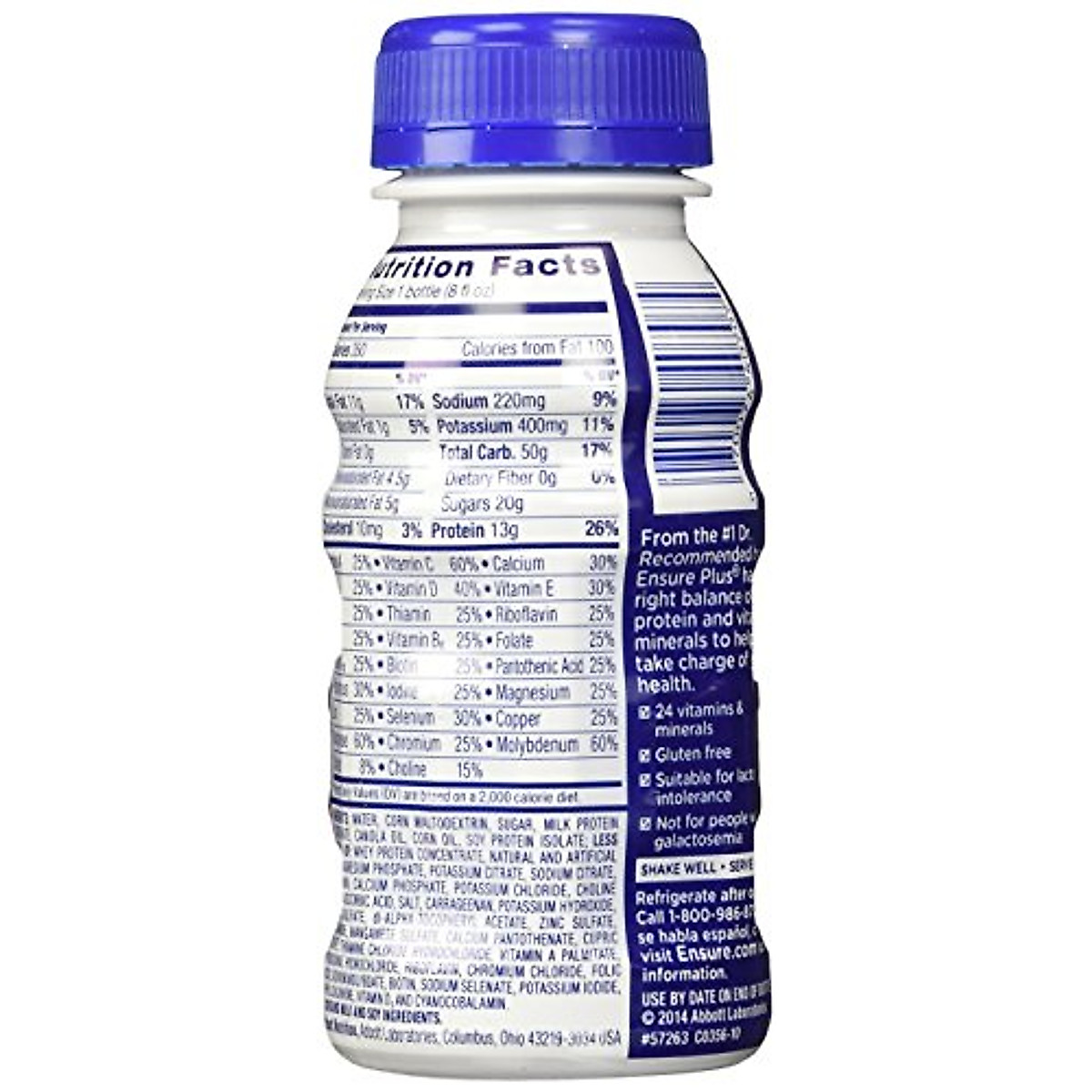 Ensure Plus Nutrition Shake, 8 FL Oz each, 30 Count