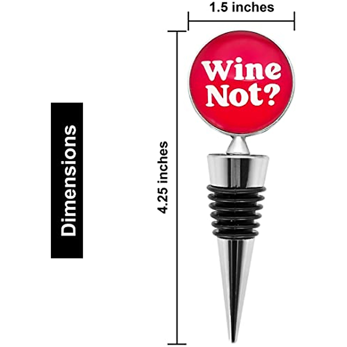 Funny Wine Stoppers Accessories for Wine Gifts, Set of 5 Bottle Stopper for Women and Men, Perfect Beverage Topper Gift