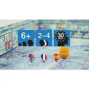 Brain Games ICECOOL 2 - A Fast & Fun Penguin Flicking Board Game, New Layouts & More Players, Age 6 and up, 2-8 Players, 30 Min Play Time, Award Winning Family Game by Brain Games,Multicolor