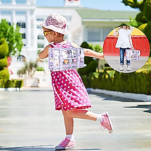 Yewiwin Doll Storage Organizer Backpack Compatible with OMG&LOL Surprise Dolls All,Clear View Hanging Dolls Carrying Case for Girl,Bag Only (Purple)