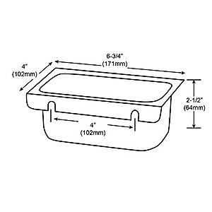 Captive-Aire F15-2500 1/2" Pint Grease Cup New Style, Flanged Slotted