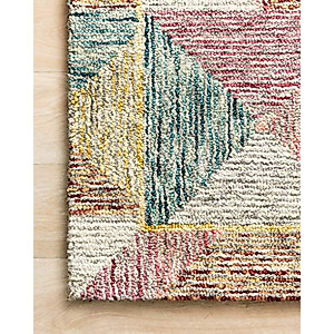 Loloi II Spectrum Collection SPE-01 Silver/Fiesta, Contemporary 7'-9" x 9'-9" Area Rug