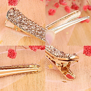 12 Pcs Rhinestone Alligator Hair Clips Fancy Crystal Duckbill Hair Clips for Women Girls Hair Styling Tools Accessories