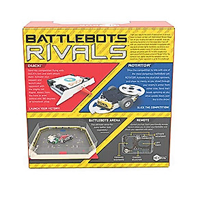 HEXBUG BattleBots Rivals 5.0 (Rotator and Duck!) Toys for Kids - Fun Battle Bot Hex Bugs - Remote Controlled Robot Toy - Batteries Included - Ages 8 and up