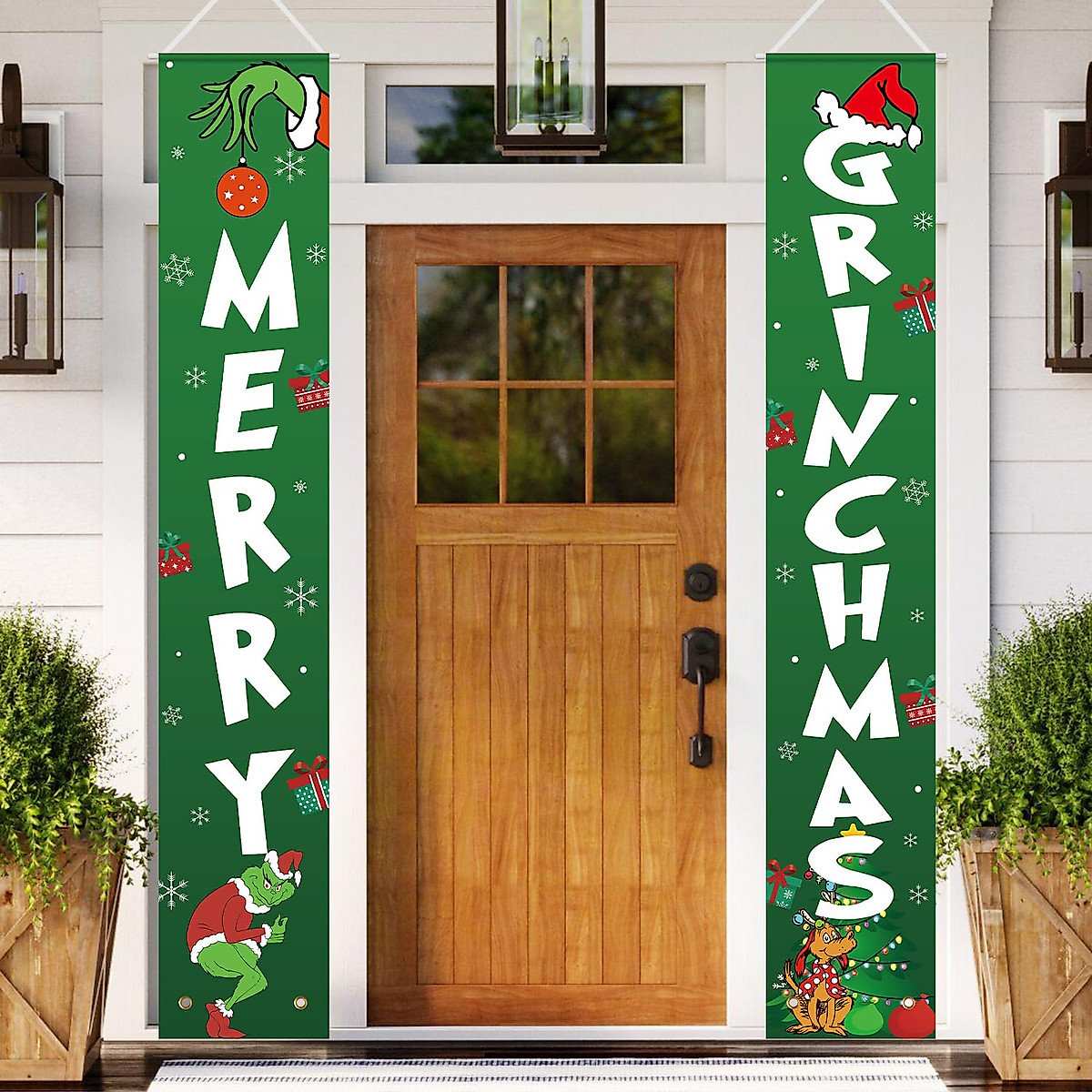 MERRY GRINCHMAS Christmas Banner for Festive Decor