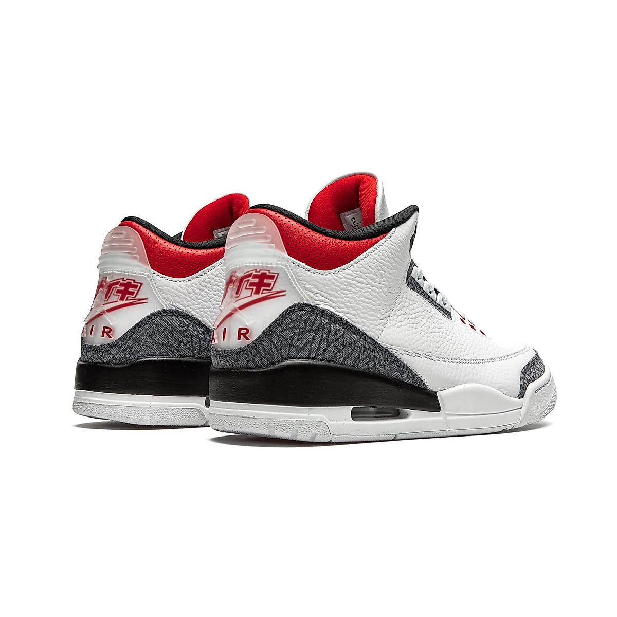 Nike Men's AIR JORDAN 3 RETRO SE-T Basketball Shoe, White Fire Red Black, 7 UK