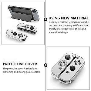 1 Set Pc Handle Case Gaming Console Supply Hard Case Game Console Shell Case Compatible for Switch Protective Case Plastic Case Game Console Protector Game Console Case
