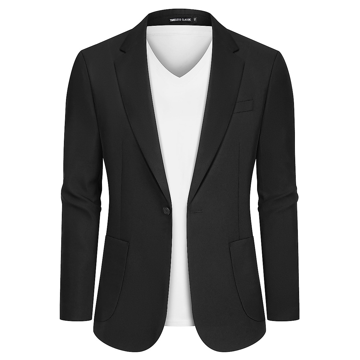 Lion Nardo Linen Blazer for Men Slim Fit Suit Jackets for Men Lightweight Blazer Jacket Men's Prom Suits Sports Coats Black