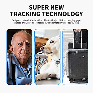 GPS Tracker for Vehicles,No Subscription,Free App for Cars,Tracker Device for Vehicles,Unlimited Distance US,Small Portable Real time Mini Magnetic for Cars, Kids, Elderly, Wallet, Luggage