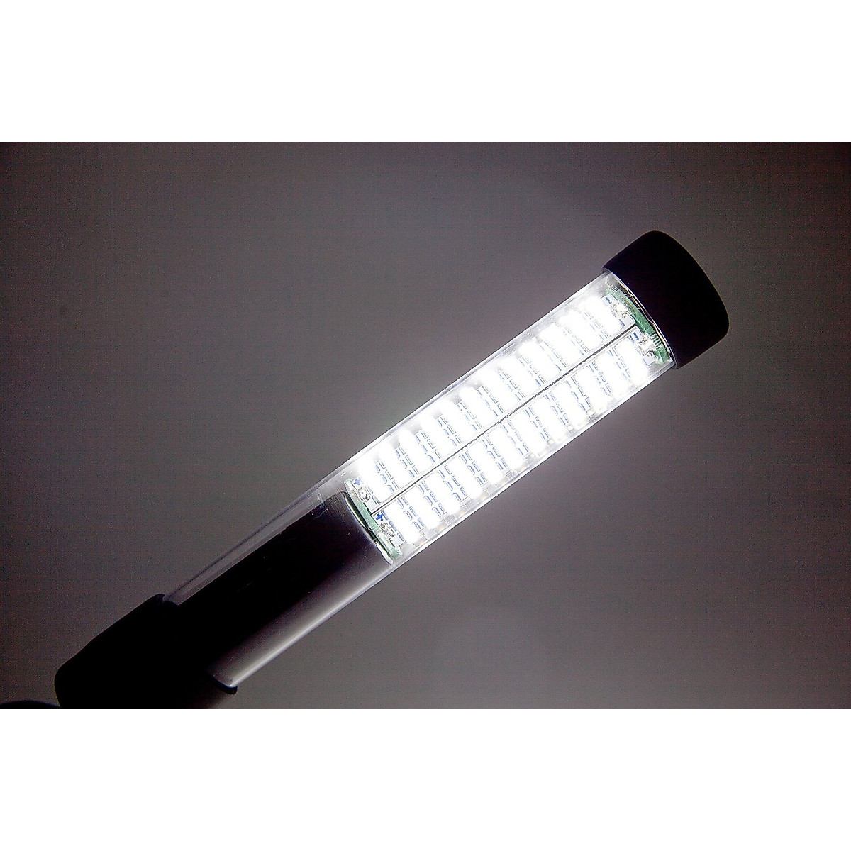 Lightingsky 12V 14W 180 LEDs 1300 Lumens LED Submersible Fishing Light Underwater Fish Finder Lamp with 5m Cord (White)