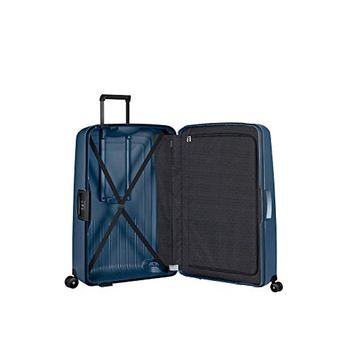 Samsonite Unisex_Adult Luggage Suitcase, Blue (Navy Blue), XL (81 cm-138 L)