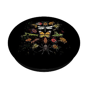 Entomologist Beetle Bugs Collector Biology Insect Bug PopSockets Swappable PopGrip