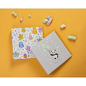 Hama Hello Panda Memo Album, 100 White Pages (50 Sheets), fits 200 Photos in 10x15cm Format, Panda, 00002661
