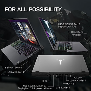Lenovo 2022 Legion 5 Pro 16" QHD 165Hz Gaming Laptop, AMD Ryzen 7 5800H, 32GB RAM, 2TB PCIe SSD, NVIDIA GeForce RTX 3070, Backlit Keyboard, 720P Webcam, Grey, Win 11 Pro, 32GB SnowBell USB Card