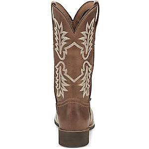 JUSTIN Boots Women's Gypsy Carsen Rustic Tan Cowgirl Boot Tan 11 B