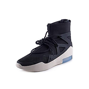 Nike Mens Air Fear of God 1 Black/Black Suede Size 8.5