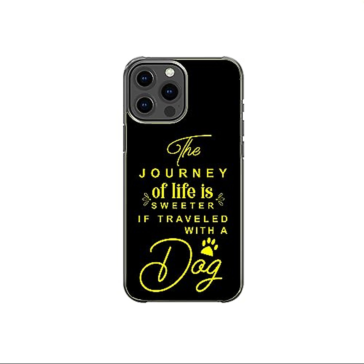 The Journey Of Life Is Sweeter If Traveled With A Dog Pattern Art Design Anti-Fall and Shockproof Gift iPhone Case (iPhone XR)