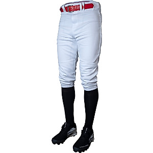 Rawlings Mens Knee High Baseball-pants, White, Medium US