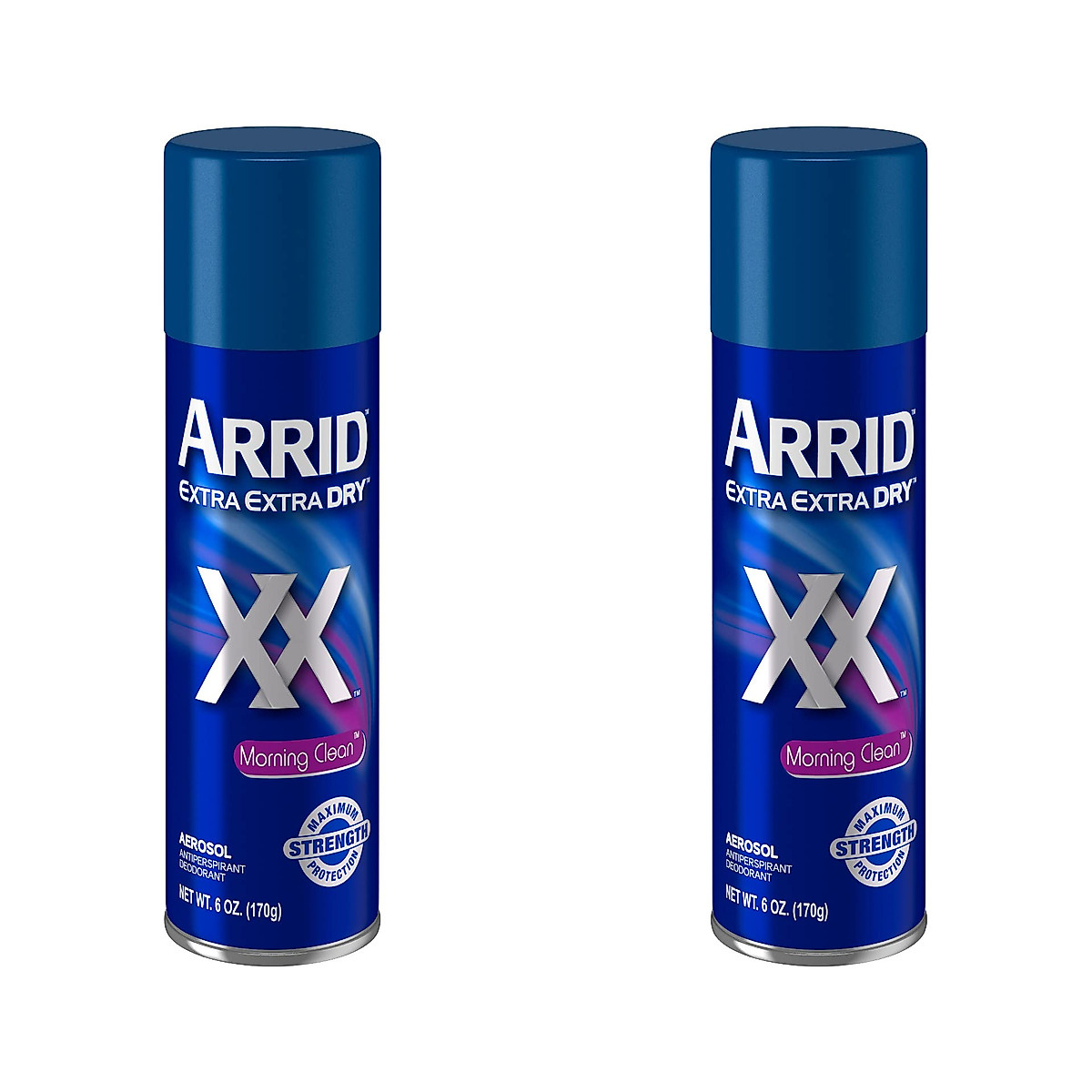 Arrid Deodorant 6 Ounce Aerosol XX Morning Clean (177ml) (2 Pack)