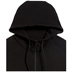 Amazon Essentials Men's Tech Fleece Full-Zip Hooded Sweatshirt, Black, XX-Large