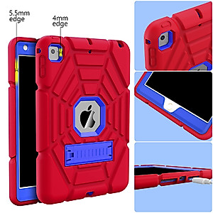 Grifobes for iPad Mini 5/4 Case 2019/2015, Heavy Duty Shockproof Cover with Stand for iPad Mini 5th / 4th Generation 7.9 inch for Kids Boys
