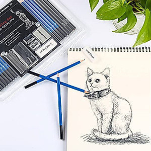 Sketching Pencils Set, Drawing Pencil Set Wide Applicability Easy Coloring for Home for School for Artist