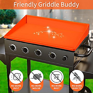 Snuggery Silicone Griddle Mat 36” for Blackstone,Upgraded Full-edge Heavy Duty Food Grade Non-Stick Griddle Cover,Grill Buddy Mat Protect Your Griddle from Dirt & Rust (36 Inch)