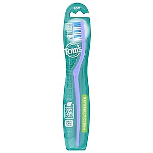 Tom's of Maine, Naturally Clean Toothbrush (Soft), Toothbrushes, Soft Toothbrush, 1-Pack